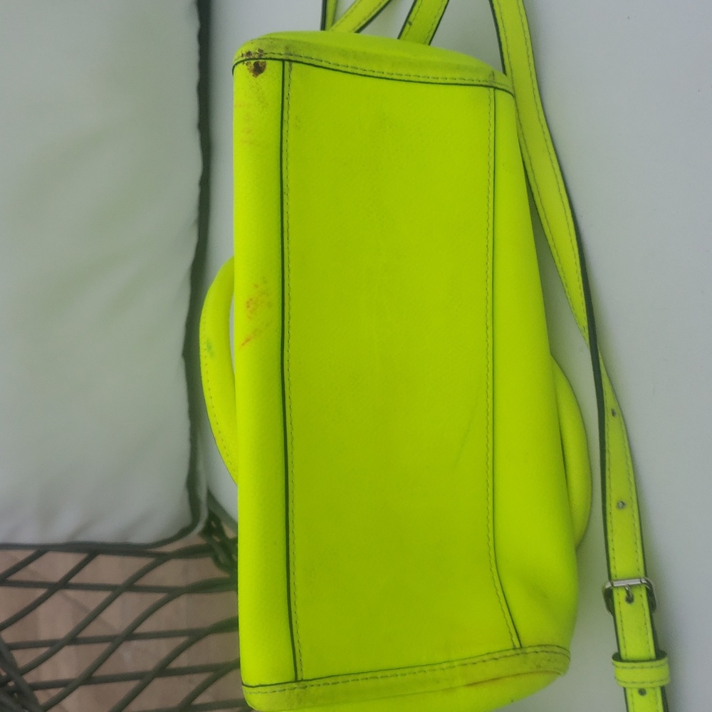 Coach Neon Yellow Mini Bennett Satchel - Gem